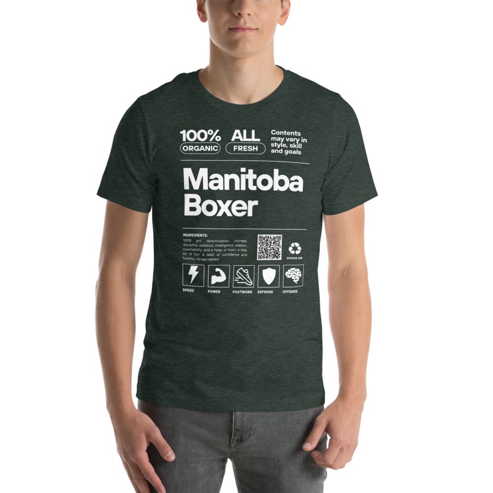 Manitoba Boxer Ingredients T-Shirt | MILLIONS