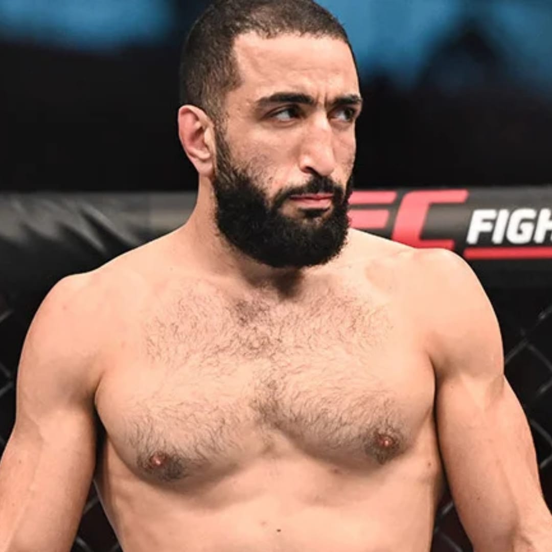 Belal Muhammad Autographed UFC 30TH Anniversary Fight-Worn Gloves