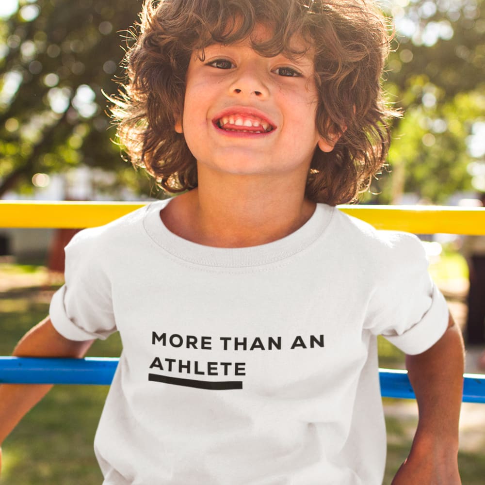 Male More Than An Athletes by Martin Vorster Unisex Hoodie, Black Logo ...