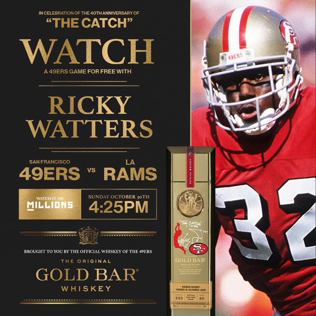 RICKY WATTERS: FREE WATCHPARTY. SAN FRANCISCO 49ERS VS. LA RAMS ...