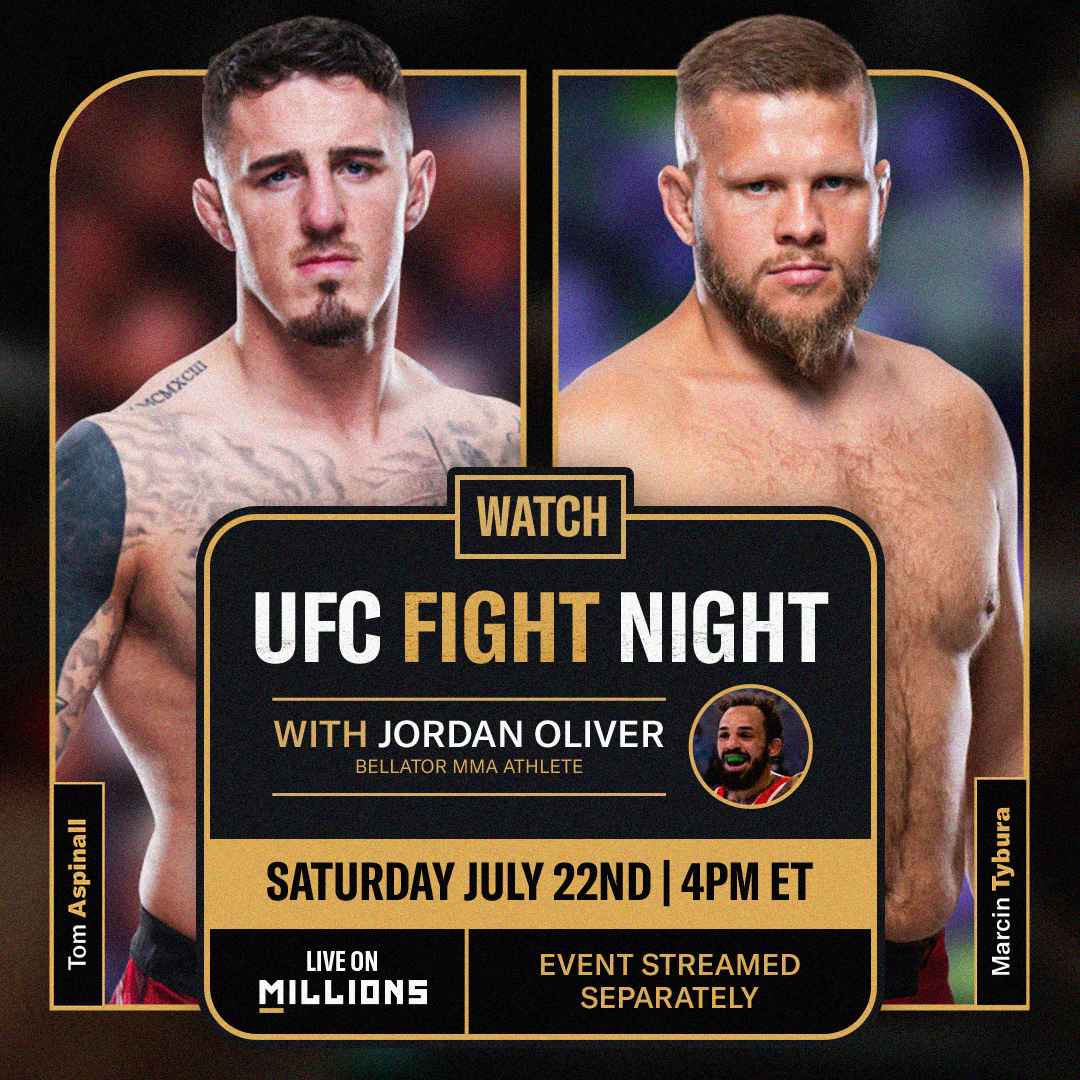 Jordan Oliver. UFC WatchParty. Fight streamed separately. July 22th ...