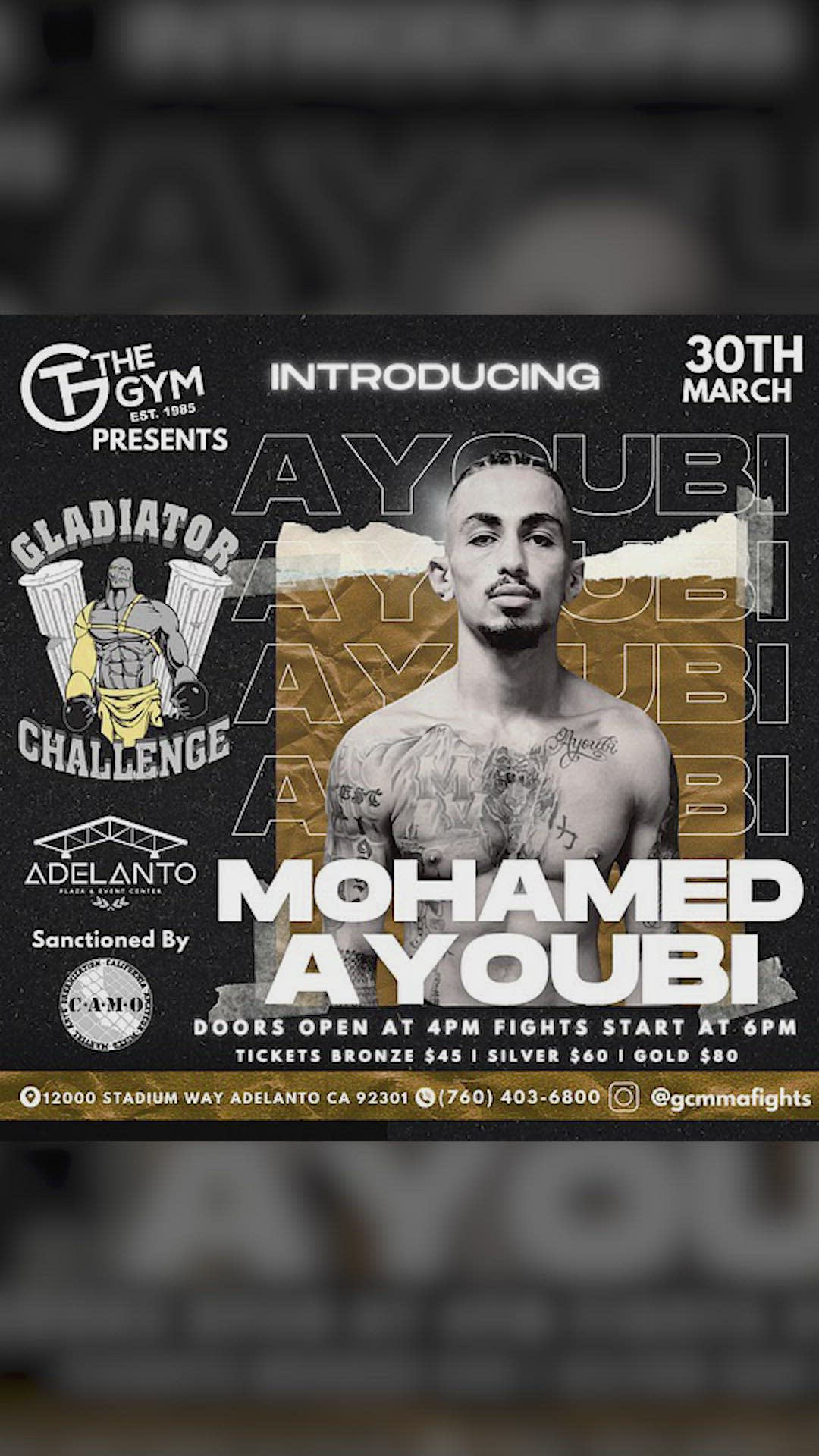 Gladiator Challenge: Lifelong martial artist. | Exclusive Press Interview